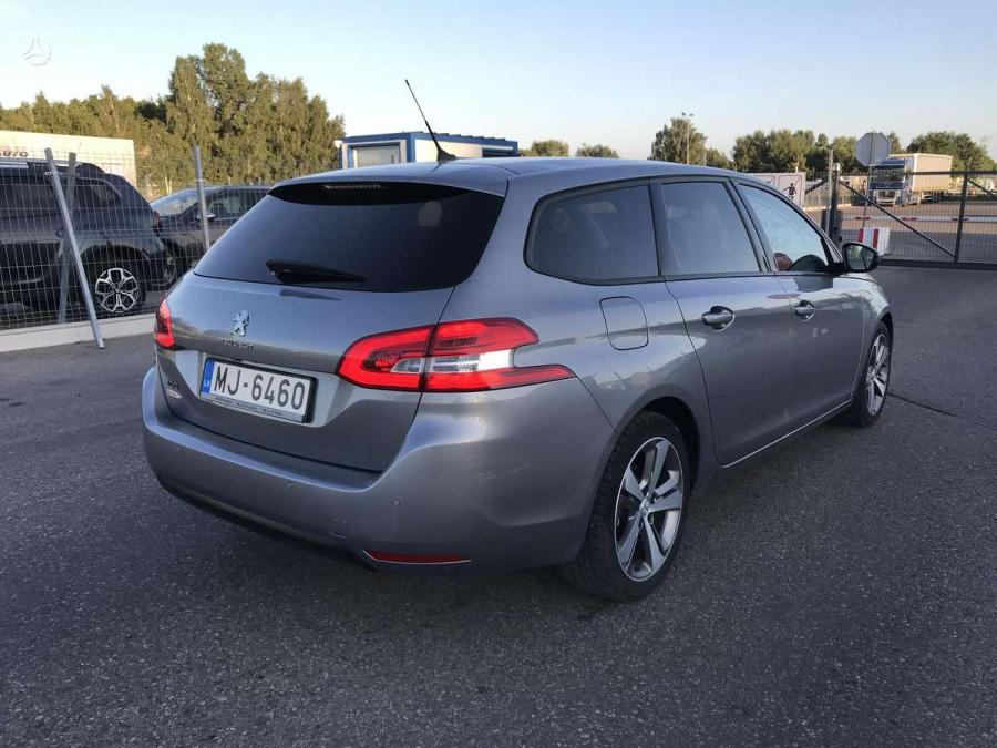 Grey Peugeot 308 2020 in Marijampole, with an engine capacity of 1.50 L and mileage of 226 thousand km for 5800 €, photo 16 on AUTOMOTO.COM.LV