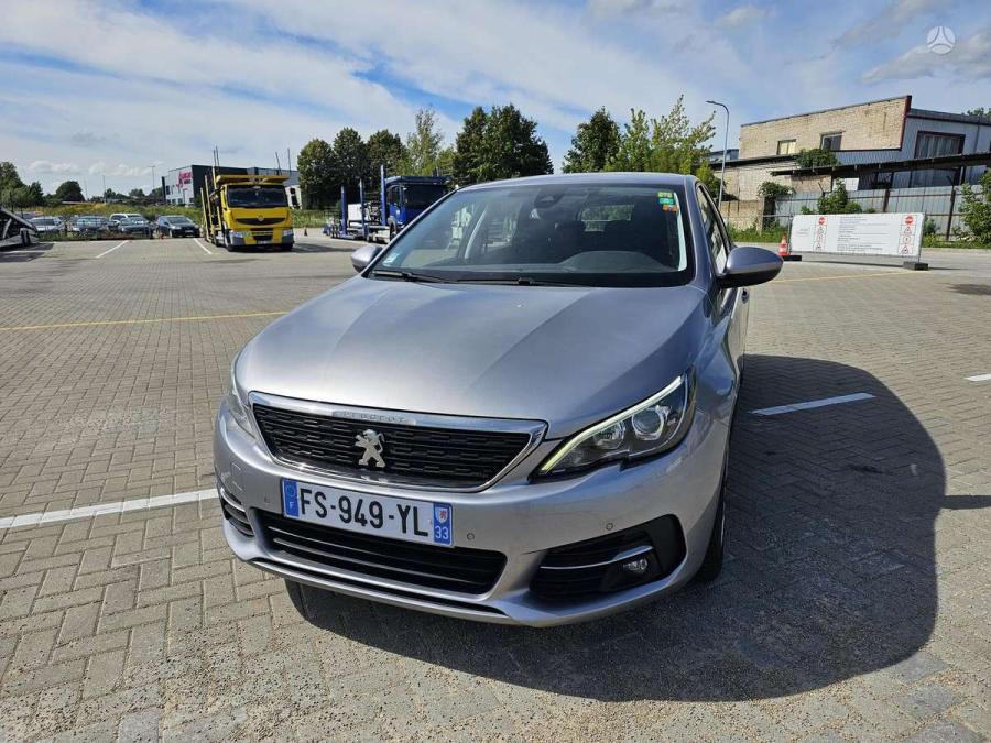 Pelēks Peugeot 308 2020 Tauragė, ar dzinēja tilpumu 1.50 L un nobraukumu 228 tūkst. km par 5600 €, foto 1 vietnē AUTOMOTO.COM.LV