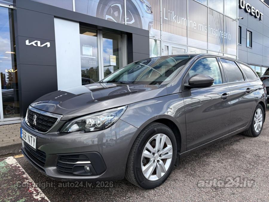 Pelēks Peugeot 308 2021 Tallina, ar dzinēja tilpumu 1.50 L un nobraukumu 108 tūkst. km par 10900 €, foto 1 vietnē AUTOMOTO.COM.LV