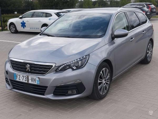 Pelēks Peugeot 308 2021 Tauragė, ar dzinēja tilpumu 1.50 L un nobraukumu 245 tūkst. km par 6600 €, foto 1 vietnē AUTOMOTO.COM.LV