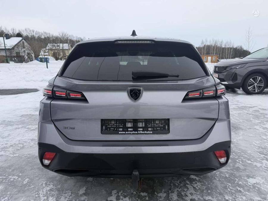 Pelēks Peugeot 308 2022 Kauņa, ar dzinēja tilpumu 1.50 L un nobraukumu 186 tūkst. km par 12500 €, foto 6 vietnē AUTOMOTO.COM.LV