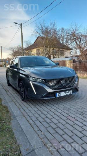 Grey Peugeot 308 2022 in Bauska, with an engine capacity of 1.60 L and mileage of 52 thousand km for 16500 €, photo  on AUTOMOTO.COM.LV