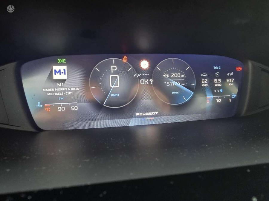 Pelēks Peugeot 308 2022 Marijampole, ar dzinēja tilpumu 1.50 L un nobraukumu 151 tūkst. km par 12099 €, foto 19 vietnē AUTOMOTO.COM.LV