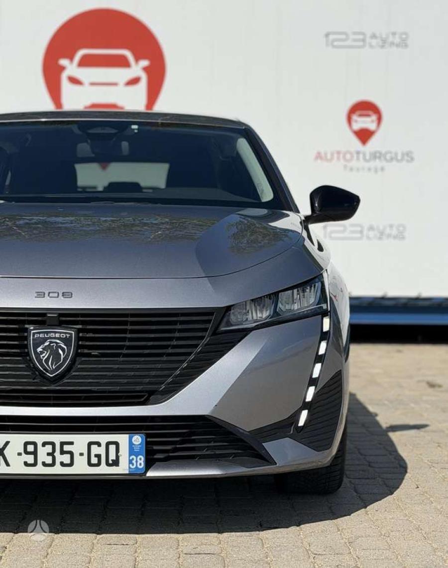 Grey Peugeot 308 2022 in Taurage, with an engine capacity of 1.20 L and mileage of 135 thousand km for 9600 €, photo 7 on AUTOMOTO.COM.LV