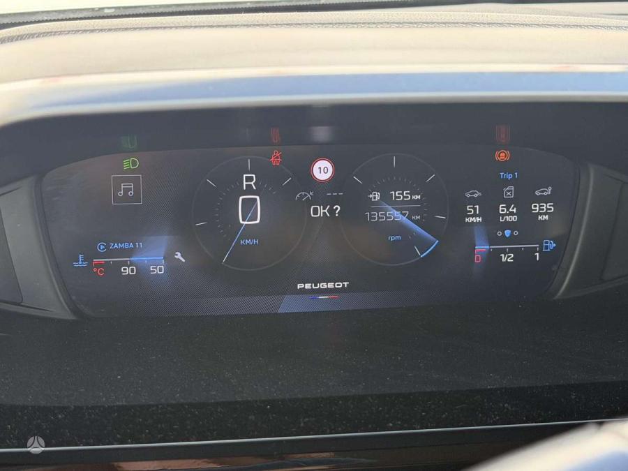 Grey Peugeot 308 2022 in Taurage, with an engine capacity of 1.20 L and mileage of 135 thousand km for 9600 €, photo 45 on AUTOMOTO.COM.LV