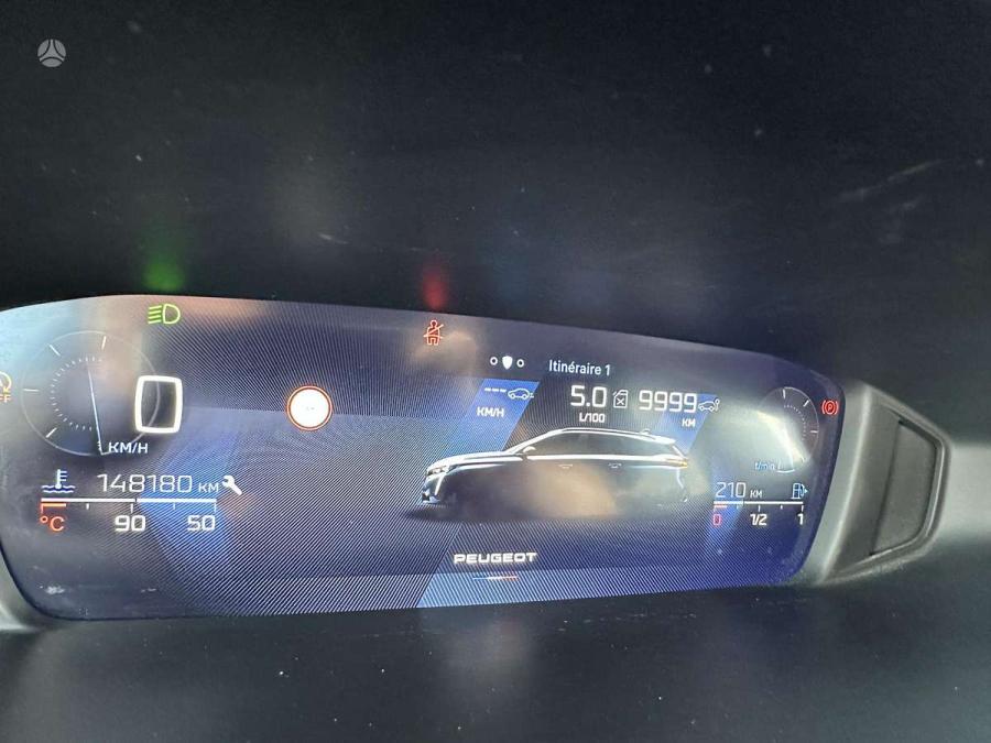 Grey Peugeot 308 2022 in Vilnius, with an engine capacity of 1.50 L and mileage of 149 thousand km for 12704 €, photo 14 on AUTOMOTO.COM.LV