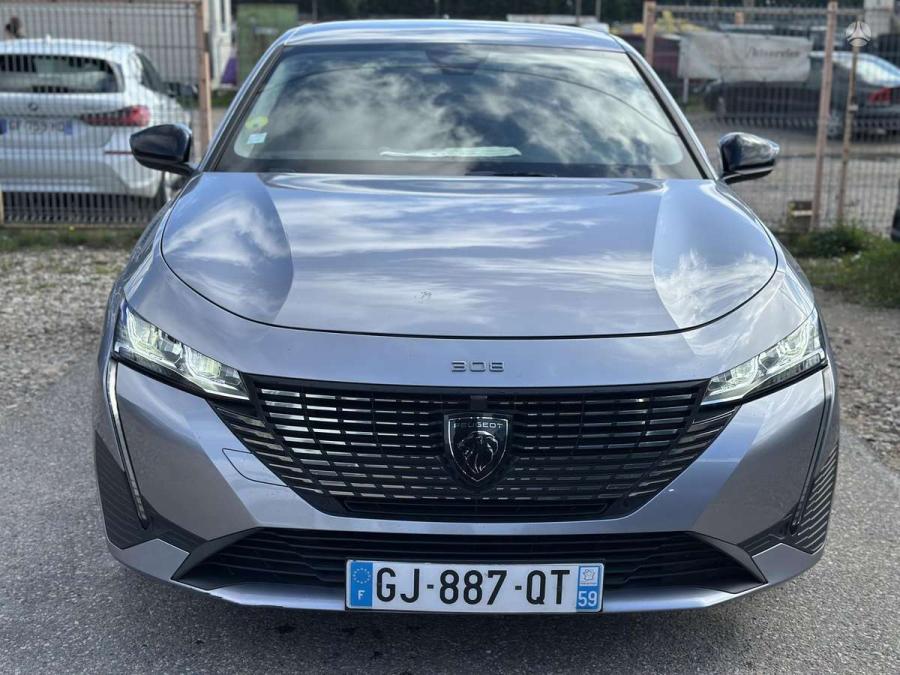 Pelēks Peugeot 308 2022 Viļņa, ar dzinēja tilpumu 1.50 L un nobraukumu 172 tūkst. km par 12462 €, foto 3 vietnē AUTOMOTO.COM.LV