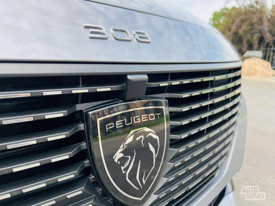 Pelēks Peugeot 308 2022 Kauņa, ar dzinēja tilpumu 1.50 L un nobraukumu 131 tūkst. km par 12800 €, foto 12 vietnē AUTOMOTO.COM.LV