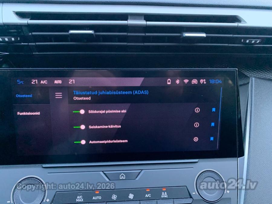 Pelēks Peugeot 308 2023 Tallina, ar dzinēja tilpumu 1.50 L un nobraukumu 165 tūkst. km par 17500 €, foto 17 vietnē AUTOMOTO.COM.LV