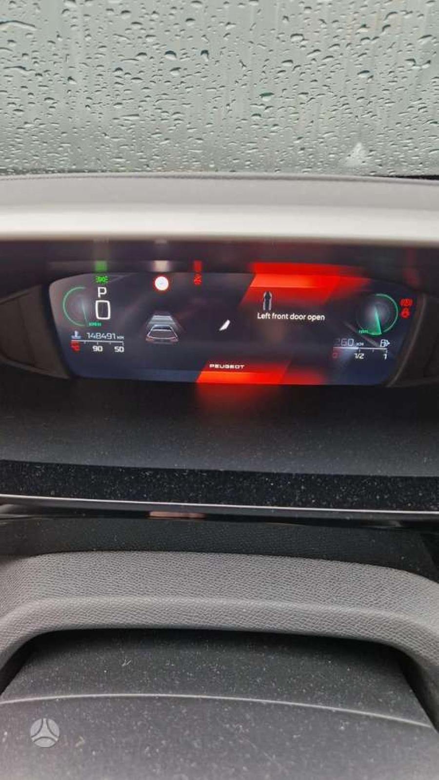 Grey Peugeot 308 2023 in Marijampole, with an engine capacity of 1.20 L and mileage of 148 thousand km for 11199 €, photo 13 on AUTOMOTO.COM.LV