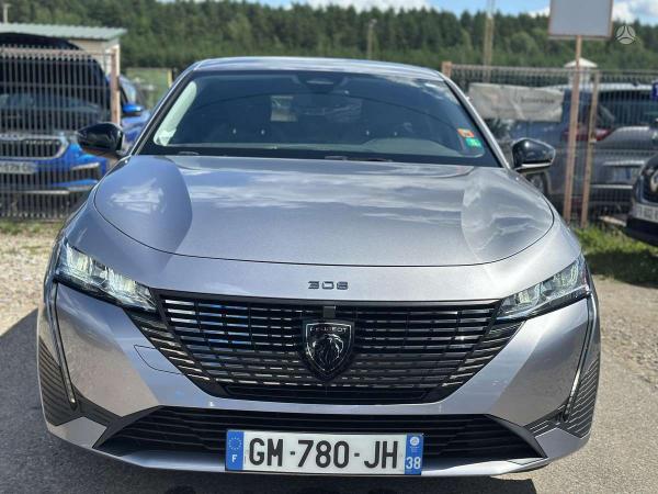 Grey Peugeot 308 2023 in Vilnius, with an engine capacity of 1.50 L and mileage of 166 thousand km for 12462 €, photo 2 on AUTOMOTO.COM.LV