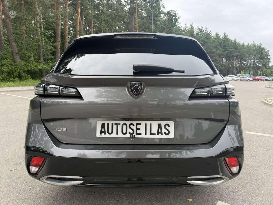Pelēks Peugeot 308 2023 Kauņa, ar dzinēja tilpumu 1.20 L un nobraukumu 119 tūkst. km par 12998 €, foto 7 vietnē AUTOMOTO.COM.LV
