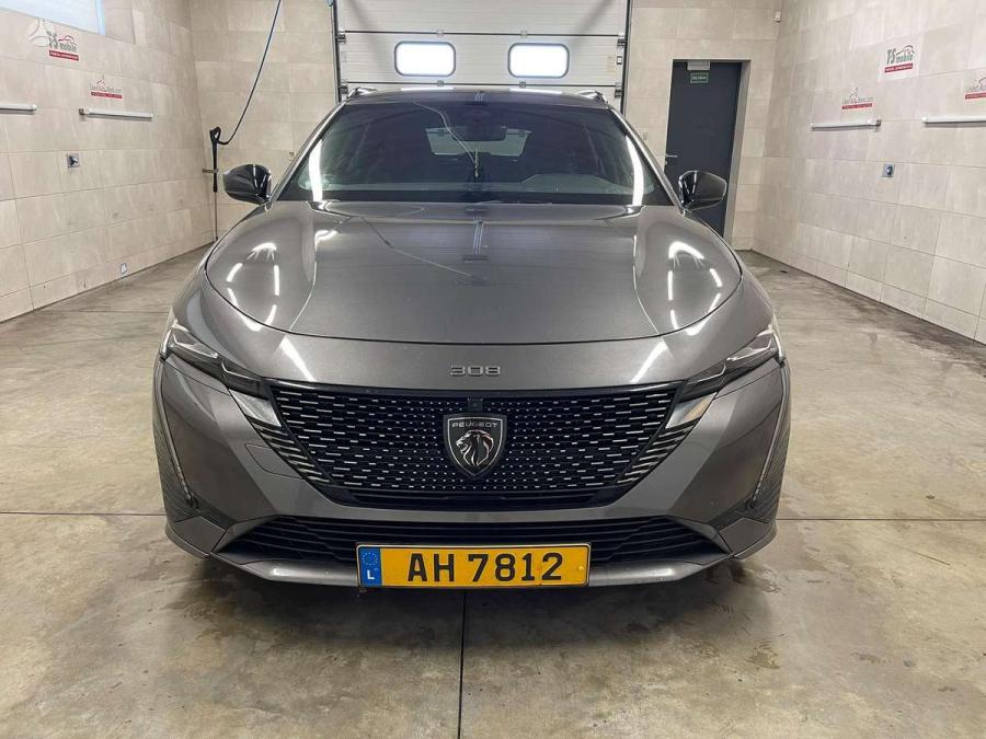 Grey Peugeot 308 2023 in Marijampole, with an engine capacity of 1.50 L and mileage of 174 thousand km for 14762 €, photo 3 on AUTOMOTO.COM.LV