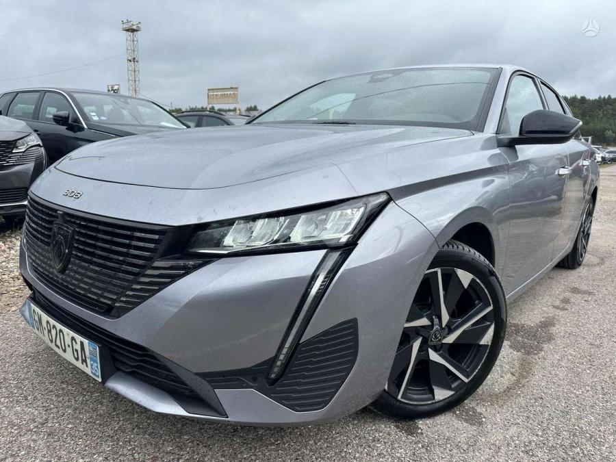 Pelēks Peugeot 308 2023 Viļņa, ar dzinēja tilpumu 1.20 L un nobraukumu 184 tūkst. km par 12099 €, foto 1 vietnē AUTOMOTO.COM.LV
