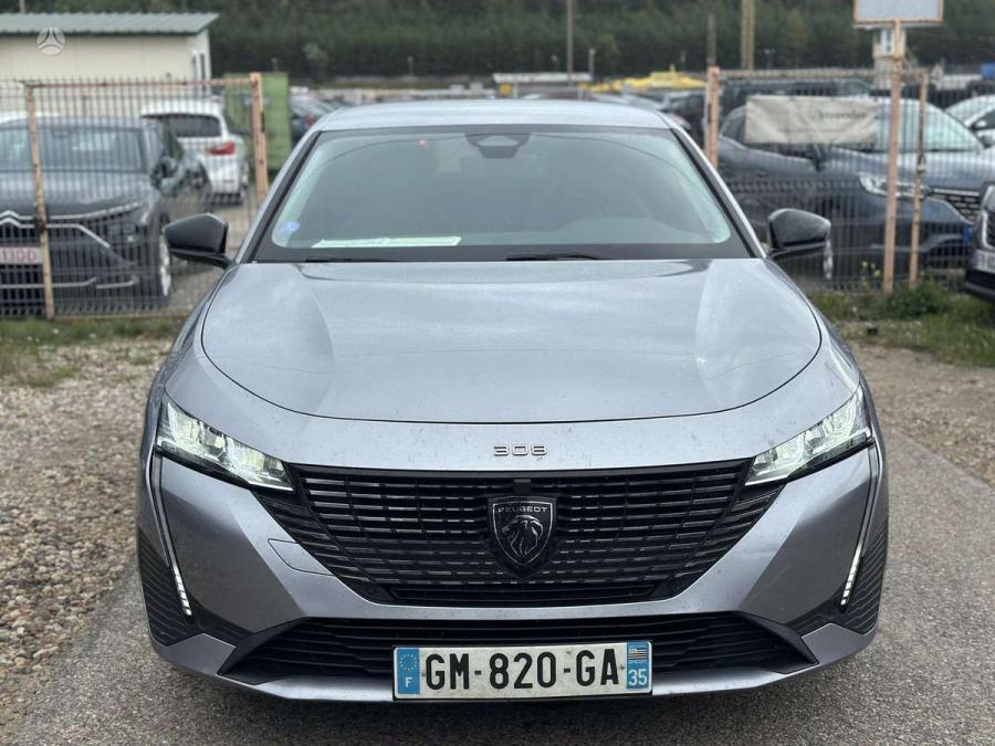 Pelēks Peugeot 308 2023 Viļņa, ar dzinēja tilpumu 1.20 L un nobraukumu 184 tūkst. km par 12099 €, foto 3 vietnē AUTOMOTO.COM.LV