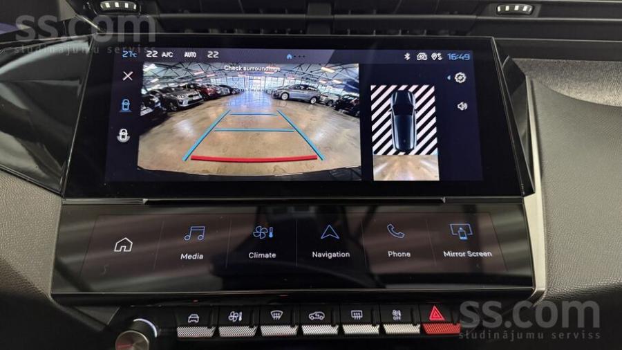 Pelēks Peugeot 308 2024 Rīga, ar dzinēja tilpumu 1.20 L un nobraukumu 40 tūkst. km par 23500 €, foto 22 vietnē AUTOMOTO.COM.LV
