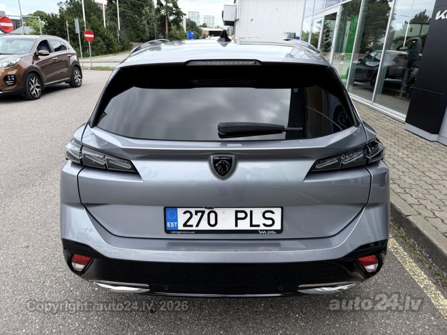 Grey Peugeot 308 2024 in Tallinn, with an engine capacity of 1.50 L and mileage of 27 thousand km for 24900 €, photo 4 on AUTOMOTO.COM.LV