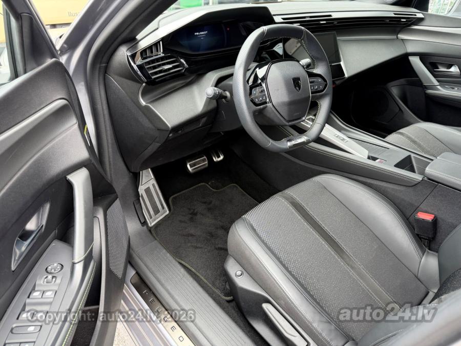 Grey Peugeot 308 2024 in Tallinn, with an engine capacity of 1.50 L and mileage of 27 thousand km for 24900 €, photo 8 on AUTOMOTO.COM.LV