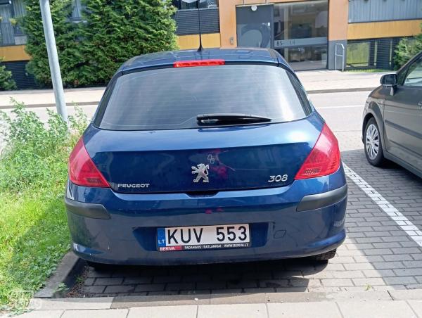 Peugeot 308 2008 Viļņa, ar dzinēja tilpumu 1.60 L un nobraukumu 231 tūkst. km par 550 €, foto 7 vietnē AUTOMOTO.COM.LV