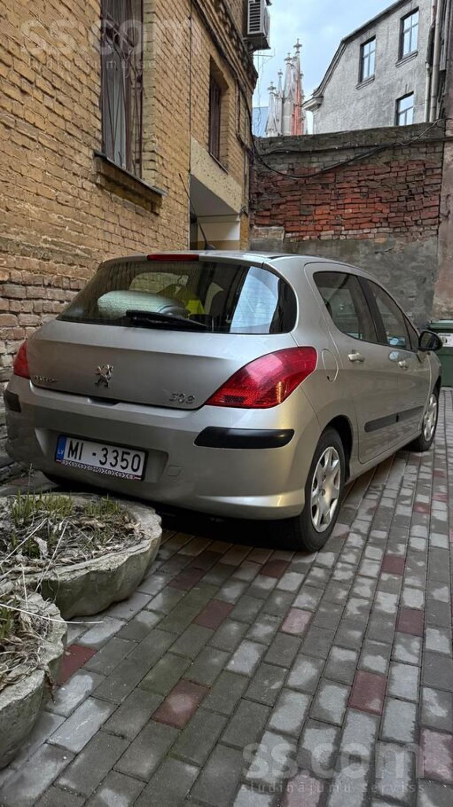 Peugeot 308 2009 in Riga, with an engine capacity of 1.60 L and mileage of 192 thousand km for 2500 €, photo 4 on AUTOMOTO.COM.LV