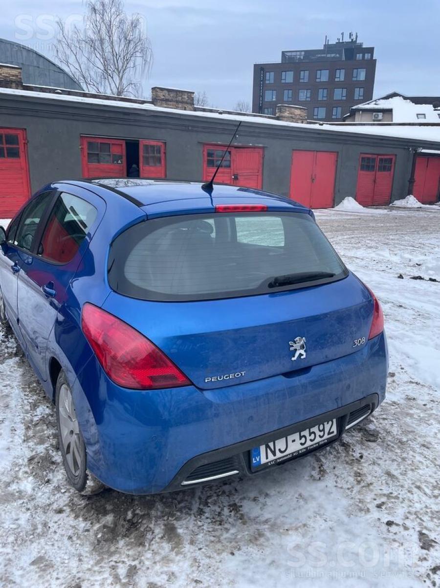 Peugeot 308 2009 Rīga, ar dzinēja tilpumu 2.00 L un nobraukumu 206 tūkst. km par 2950 €, foto 3 vietnē AUTOMOTO.COM.LV