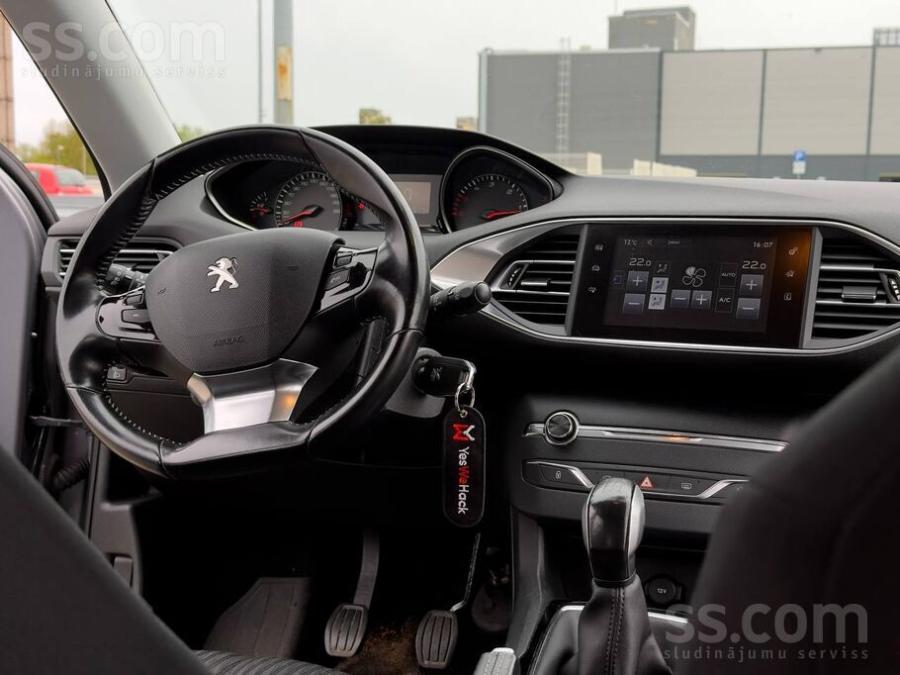 Peugeot 308 2016 Rīga, ar dzinēja tilpumu 1.60 L un nobraukumu 119 tūkst. km par 6500 €, foto 11 vietnē AUTOMOTO.COM.LV