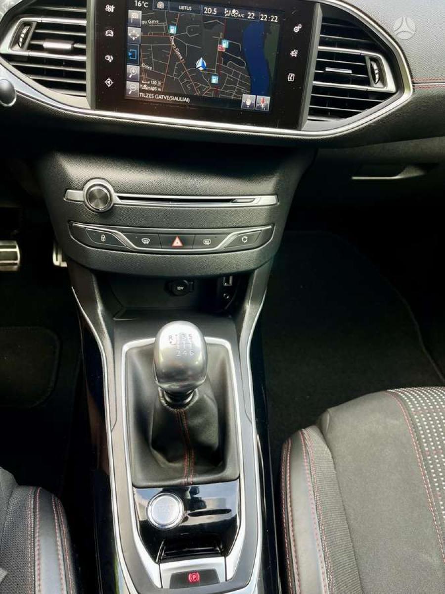 Peugeot 308 2017 Šauļi, ar dzinēja tilpumu 1.60 L un nobraukumu 262 tūkst. km par 6599 €, foto 9 vietnē AUTOMOTO.COM.LV