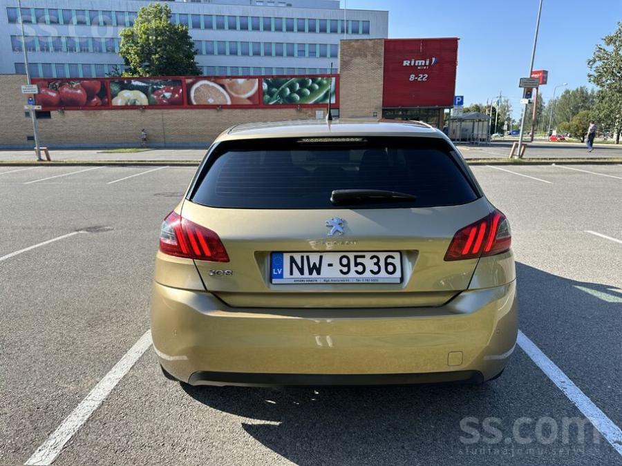 Пежо 308 2018 в Рига, объемом двигателя 1.20 л и пробегом 88 тыс. км за 9400 €, фото 6 на AUTOMOTO.COM.LV