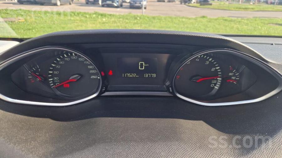 Peugeot 308 2018 Rīga, ar dzinēja tilpumu 1.20 L un nobraukumu 118 tūkst. km par 5500 €, foto 11 vietnē AUTOMOTO.COM.LV