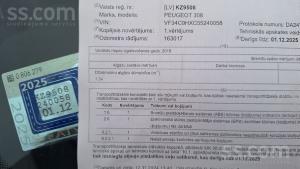 Красный Пежо 308 2008 в Даугавпилс, объемом двигателя 1.60 л и пробегом 163 тыс. км за 5450 €, фото 19 на AUTOMOTO.COM.LV