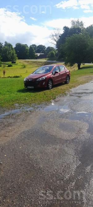 Red Peugeot 308 2008 in Talsi, with an engine capacity of 1.60 L and mileage of 301 thousand km for 1250 €, photo  on AUTOMOTO.COM.LV
