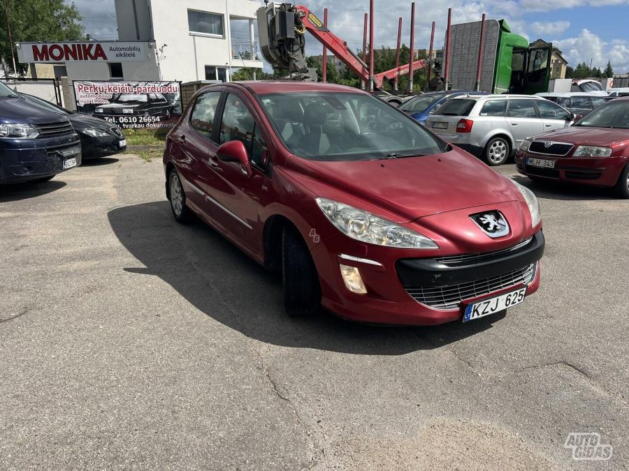 Red Peugeot 308 2008 in Siauliai, with an engine capacity of 1.60 L and mileage of 293 thousand km for 1199 €, photo 4 on AUTOMOTO.COM.LV