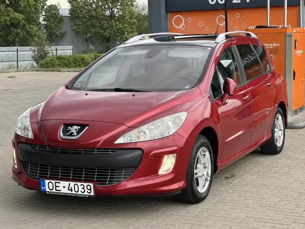Red Peugeot 308 2011 in Jekabpils, with an engine capacity of 1.60 L and mileage of 260 thousand km for 3690 €, photo 3 on AUTOMOTO.COM.LV