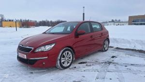 Red Peugeot 308 2014 in Gargzdai, with an engine capacity of 1.56 L and mileage of 268 thousand km for 4950 €, photo  on AUTOMOTO.COM.LV