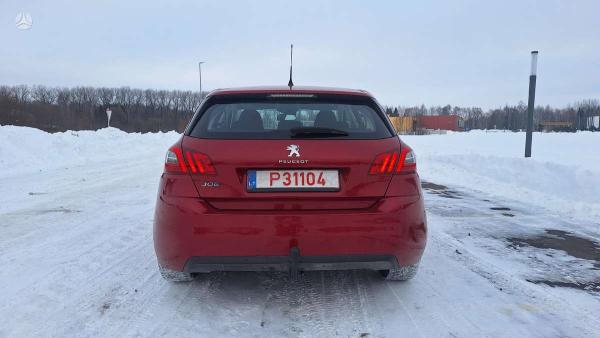 Sarkans Peugeot 308 2014 Gargždai, ar dzinēja tilpumu 1.56 L un nobraukumu 268 tūkst. km par 4950 €, foto 6 vietnē AUTOMOTO.COM.LV