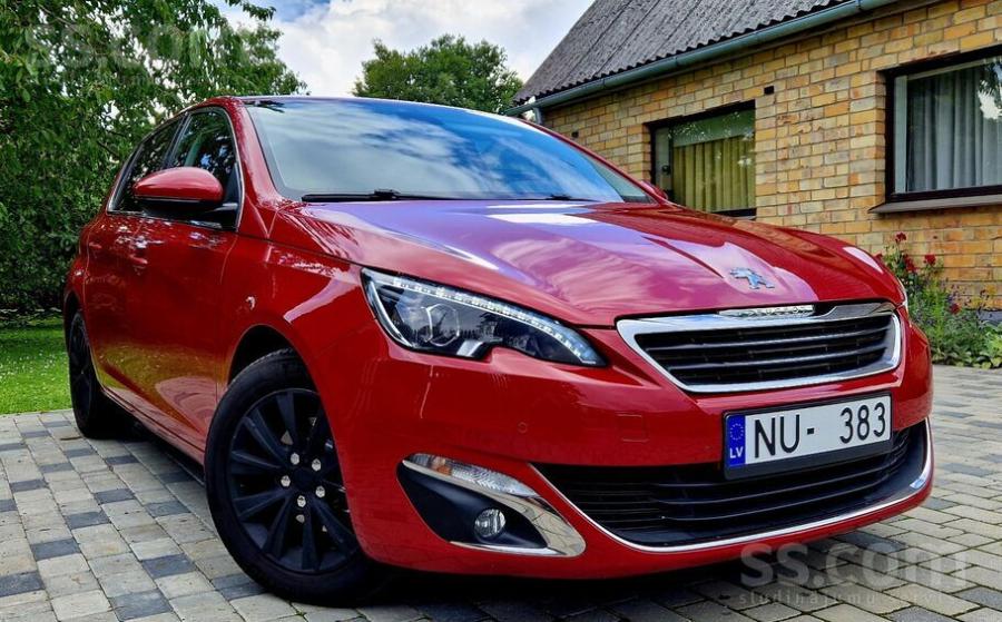 Sarkans Peugeot 308 2014 Rīga, ar dzinēja tilpumu 1.20 L un nobraukumu 191 tūkst. km par 6350 €, foto 1 vietnē AUTOMOTO.COM.LV