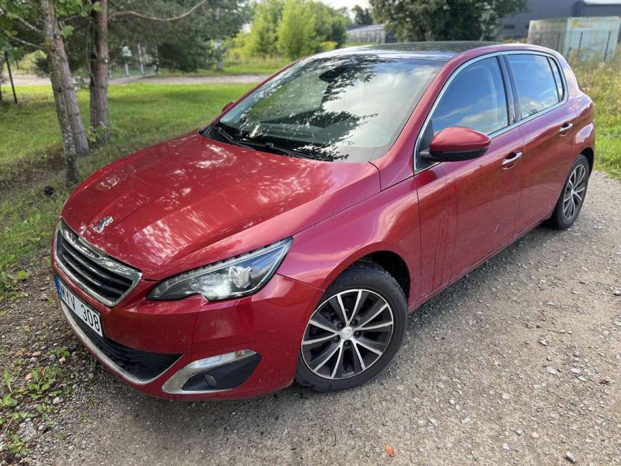 Sarkans Peugeot 308 2014 Viļņa, ar dzinēja tilpumu 1.60 L un nobraukumu 230 tūkst. km par 2900 €, foto 4 vietnē AUTOMOTO.COM.LV