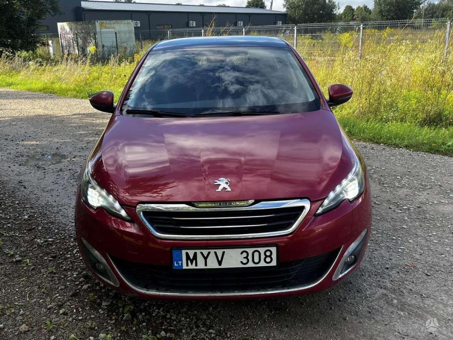 Sarkans Peugeot 308 2014 Viļņa, ar dzinēja tilpumu 1.60 L un nobraukumu 230 tūkst. km par 2900 €, foto 8 vietnē AUTOMOTO.COM.LV