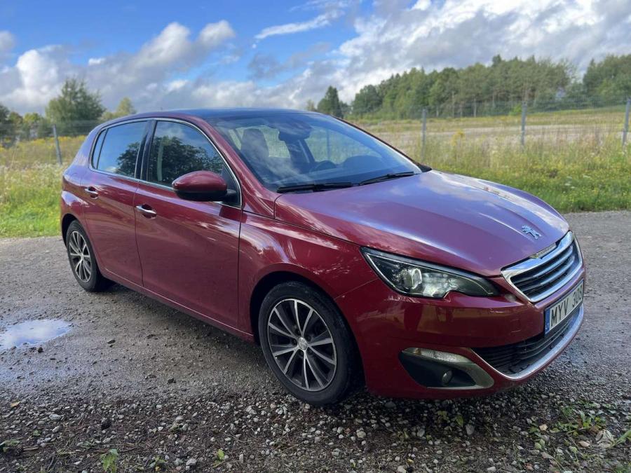 Sarkans Peugeot 308 2014 Viļņa, ar dzinēja tilpumu 1.60 L un nobraukumu 230 tūkst. km par 2900 €, foto 9 vietnē AUTOMOTO.COM.LV