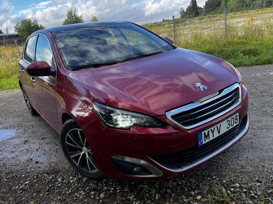 Sarkans Peugeot 308 2014 Viļņa, ar dzinēja tilpumu 1.60 L un nobraukumu 230 tūkst. km par 2900 €, foto 11 vietnē AUTOMOTO.COM.LV