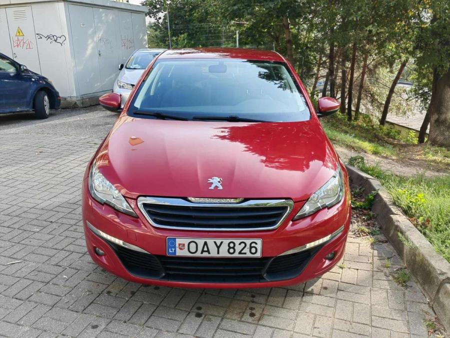 Красный Пежо 308 2014 в Вильнюс, объемом двигателя 1.56 л и пробегом 207 тыс. км за 3650 €, фото 10 на AUTOMOTO.COM.LV