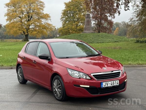 Red Peugeot 308 2015 in Riga, with an engine capacity of 1.60 L and mileage of 0 thousand km for 4550 €, photo 3 on AUTOMOTO.COM.LV
