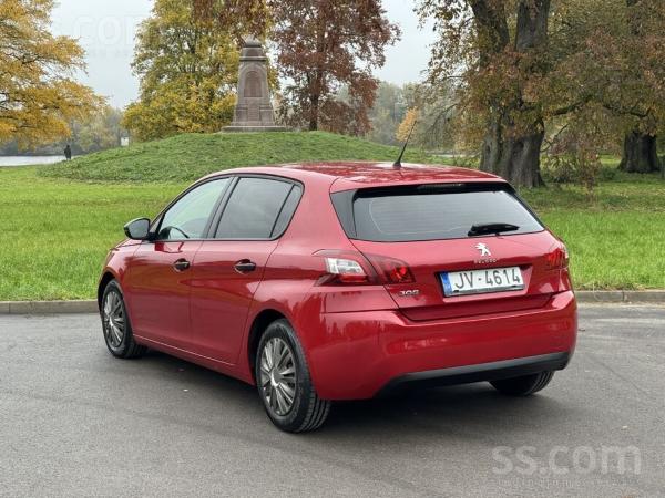 Red Peugeot 308 2015 in Riga, with an engine capacity of 1.60 L and mileage of 0 thousand km for 4550 €, photo 4 on AUTOMOTO.COM.LV