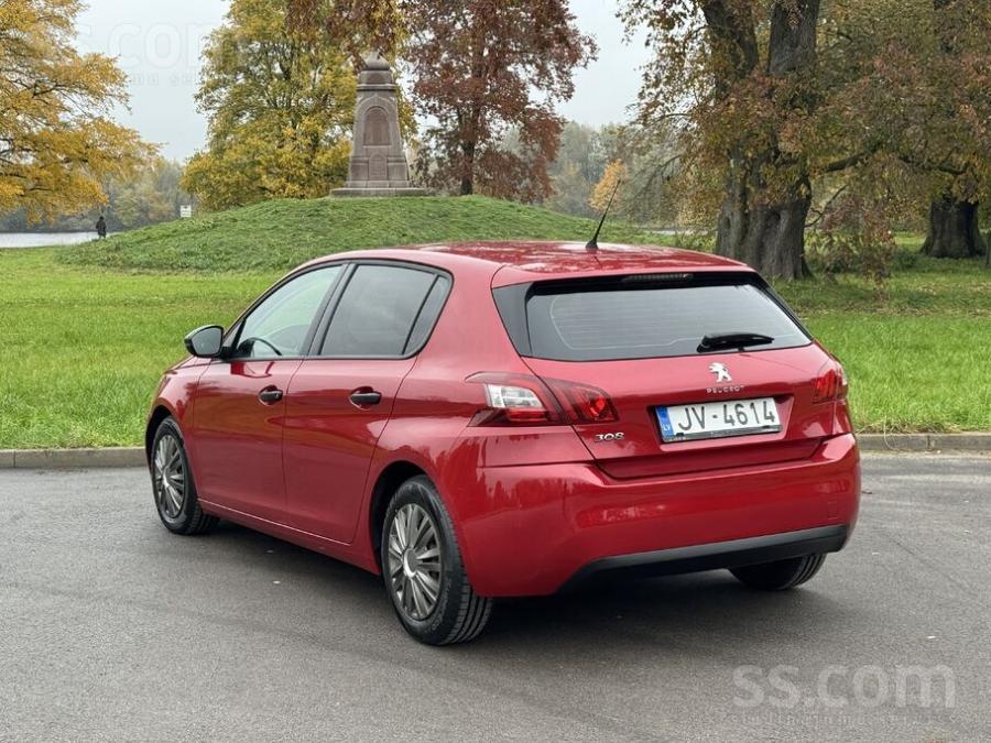 Red Peugeot 308 2015 in Riga, with an engine capacity of 1.60 L and mileage of 0 thousand km for 4550 €, photo 4 on AUTOMOTO.COM.LV