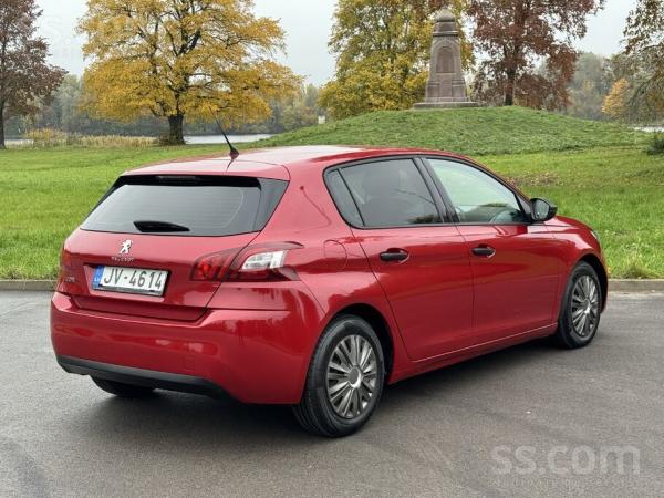 Red Peugeot 308 2015 in Riga, with an engine capacity of 1.60 L and mileage of 0 thousand km for 4550 €, photo 6 on AUTOMOTO.COM.LV