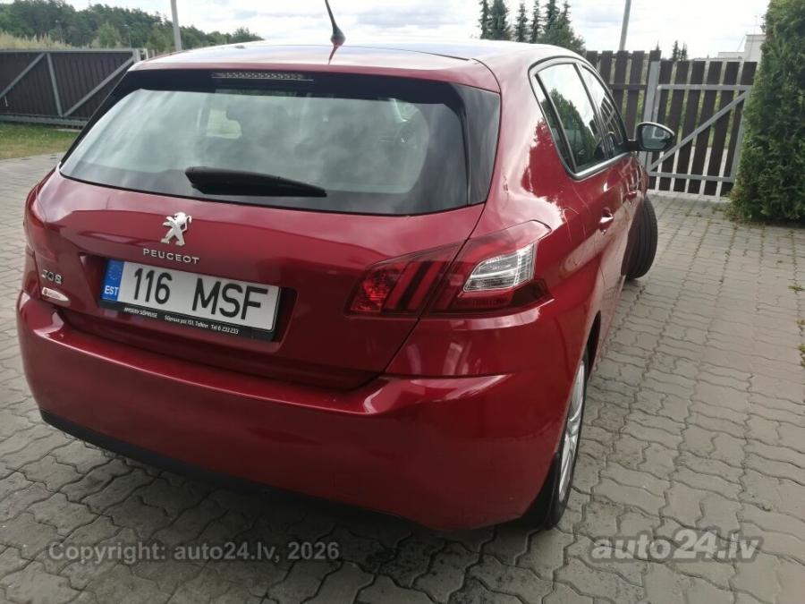 Красный Пежо 308 2015 в Таллин, объемом двигателя 1.20 л и пробегом 186 тыс. км за 6500 €, фото 5 на AUTOMOTO.COM.LV