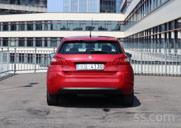 Sarkans Peugeot 308 2015 Rīga, ar dzinēja tilpumu 1.20 L un nobraukumu 106 tūkst. km par 6280 €, foto 5 vietnē AUTOMOTO.COM.LV