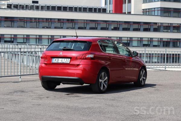 Sarkans Peugeot 308 2015 Rīga, ar dzinēja tilpumu 1.20 L un nobraukumu 106 tūkst. km par 6280 €, foto 6 vietnē AUTOMOTO.COM.LV