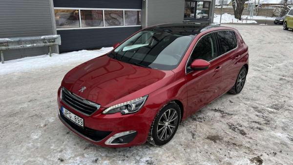 Red Peugeot 308 2017 in Vilnius, with an engine capacity of 1.56 L and mileage of 136 thousand km for 7800 €, photo 9 on AUTOMOTO.COM.LV