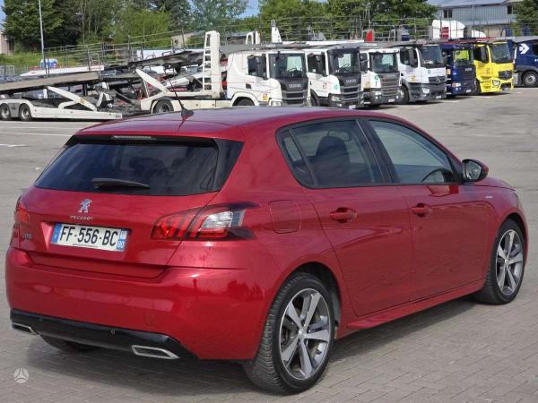 Red Peugeot 308 2019 in Taurage, with an engine capacity of 1.50 L and mileage of 244 thousand km for 7200 €, photo 6 on AUTOMOTO.COM.LV